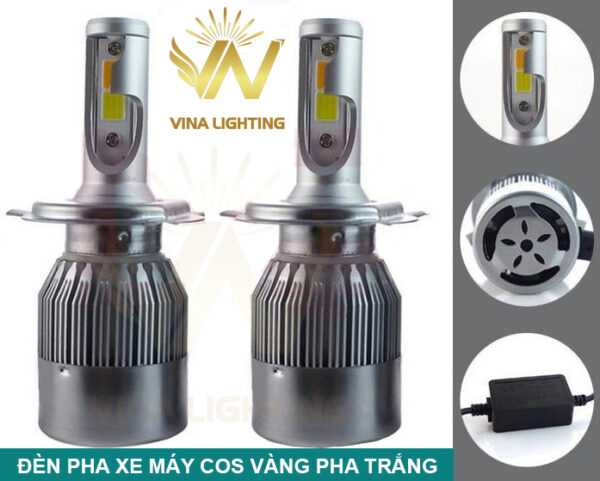 Đèn pha xe máy LED siêu sáng tốt nhất 2025 - Vina Lighting